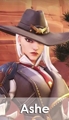 Ashe - Overwatch 2 Character | Overwatch 2 Ashe Hero Abilities